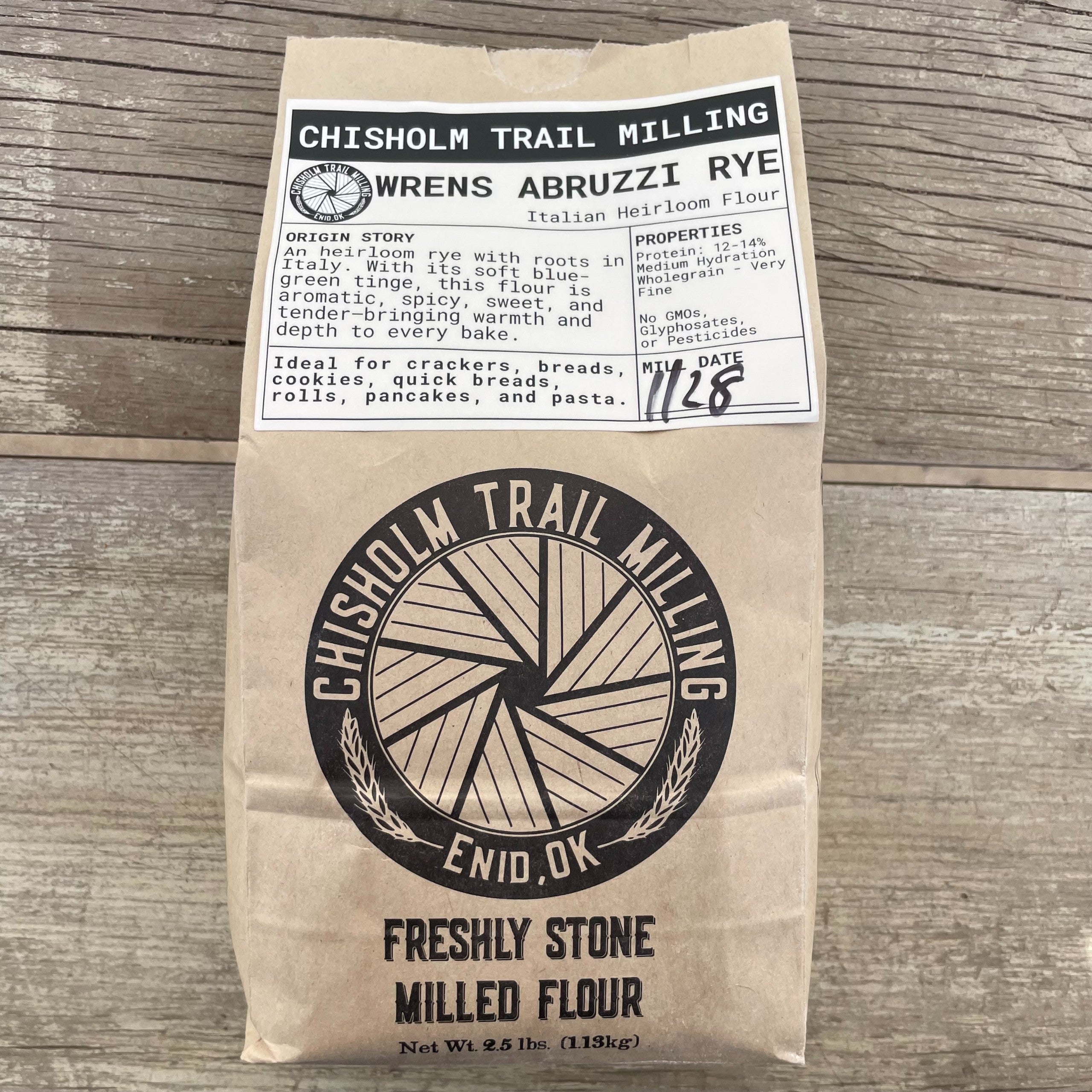 Wrens Abruzzi Whole Rye Heirloom Flour | Sidwell Distribution